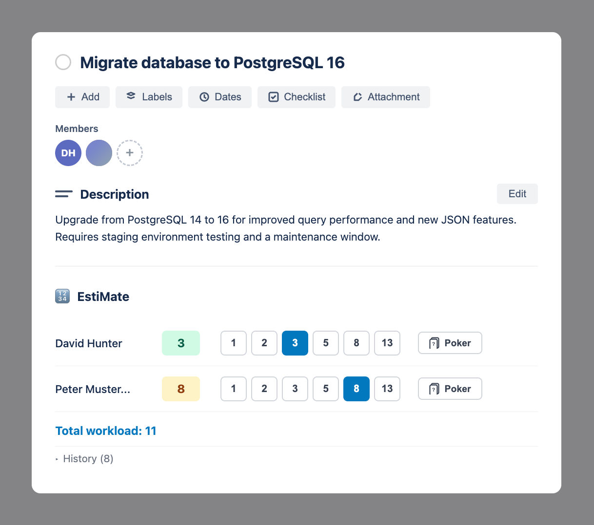 EstiMate Power-Up | Trello